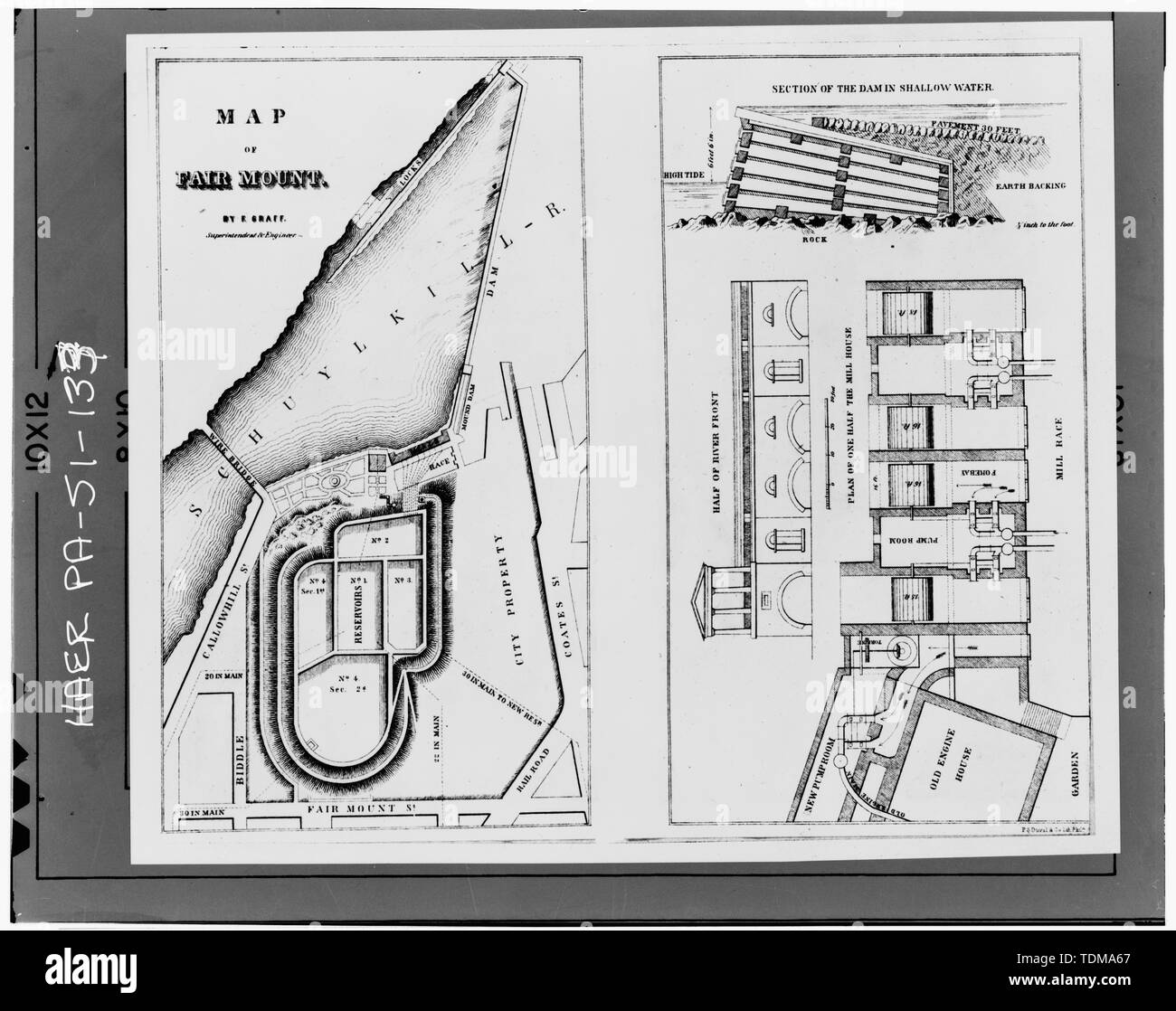 Schuylkill county map Black and White Stock Photos & Images - Alamy