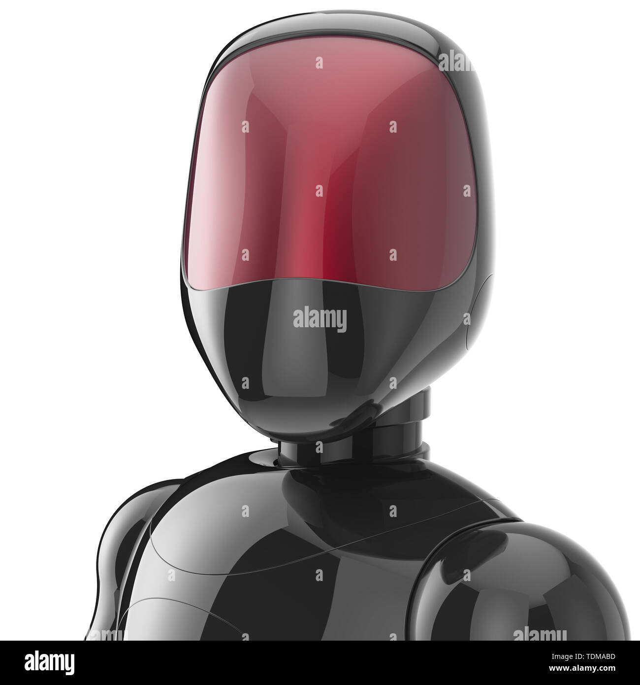Black Android Robot