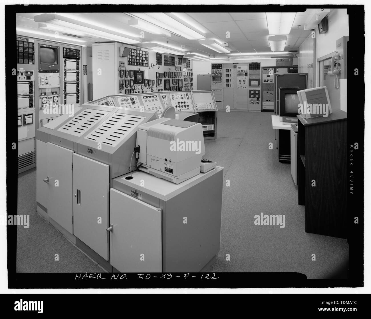 PBF Control Building (PER-619). Interior of control room. Control ...