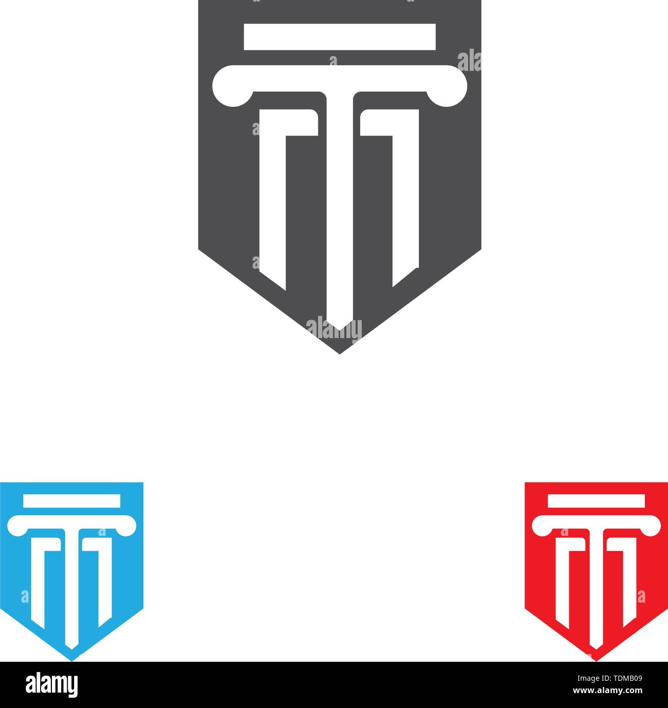 column Logo and symbol vector Template Stock Vector Image & Art - Alamy