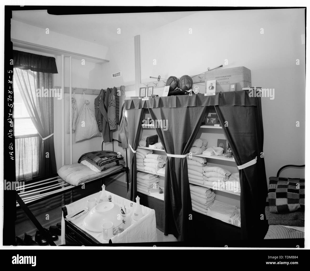 PERSHING - WALCUTT BEDROOM - U. S. Military Academy, Central Barracks ...