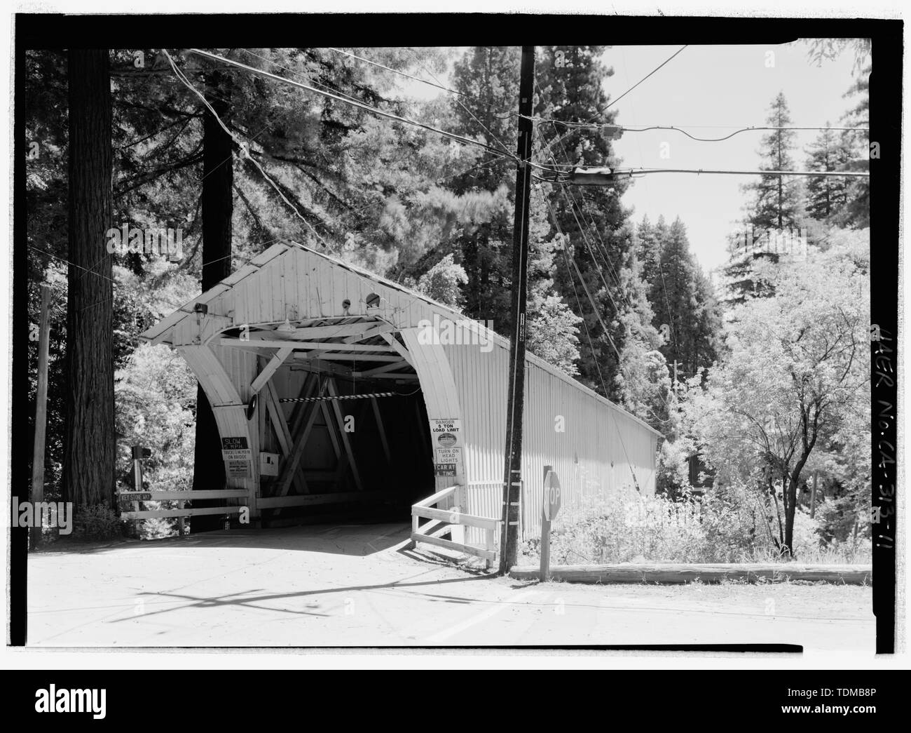 PERSPECTIVE EAST PORTAL - Powder Works Bridge, Spanning San Lorenzo ...