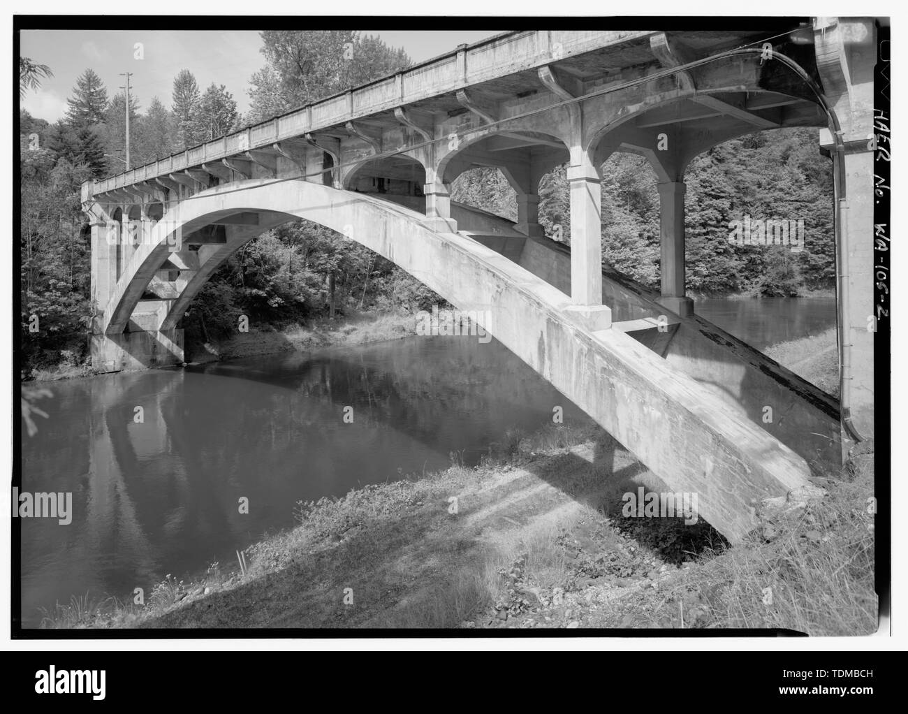 PERSPECTIVE LOOKING NW - Baker River Bridge, Spanning Baker River at ...