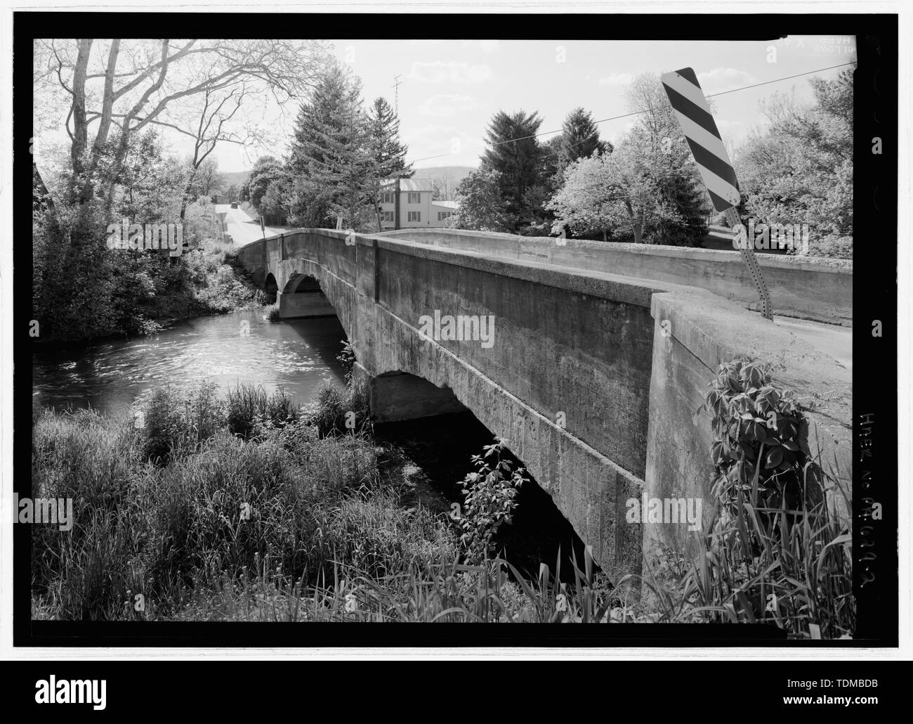 PERSPECTIVE LOOKING WEST. - Keggereis Ford Bridge, Spanning West Branch ...