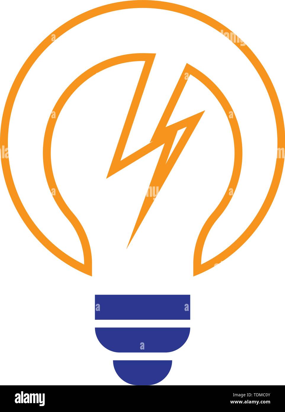 Bulb logo vector ilustration template Stock Vector Image & Art - Alamy