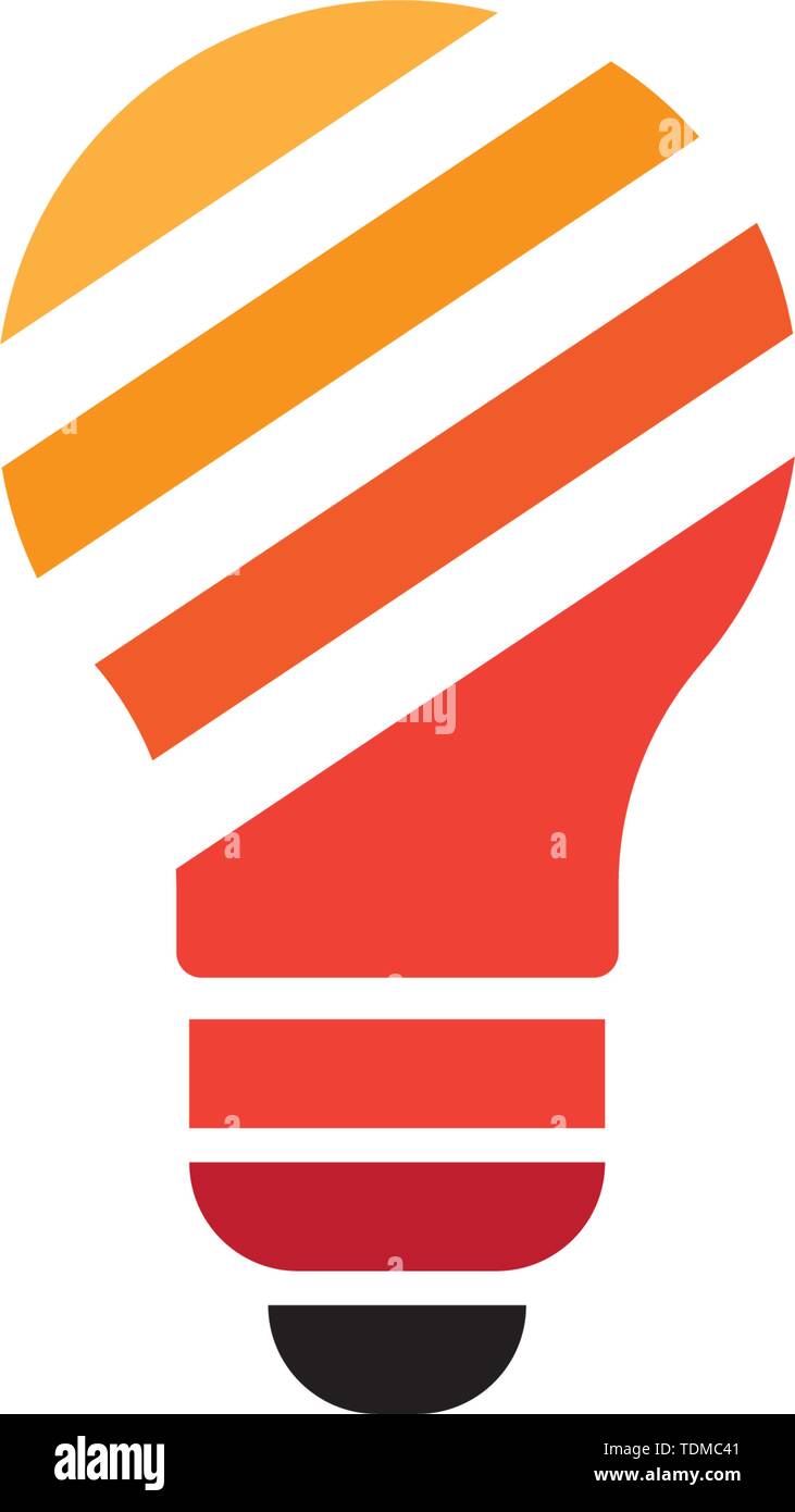 Bulb logo vector ilustration template Stock Vector Image & Art - Alamy