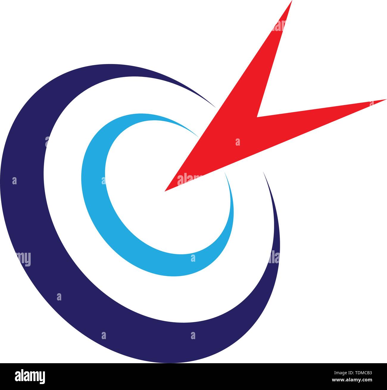 Target icon vector ilustration template Stock Vector Image & Art - Alamy