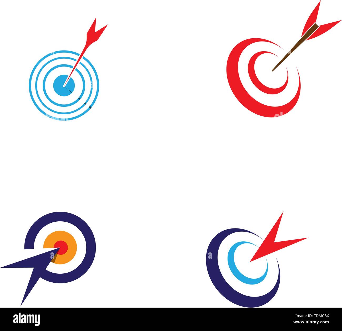 Target icon vector ilustration template Stock Vector Image & Art - Alamy