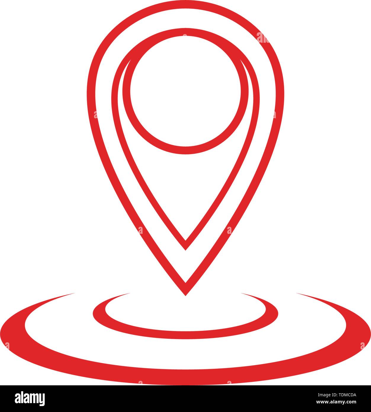 Location point Logo vector template Stock Vector Image & Art - Alamy
