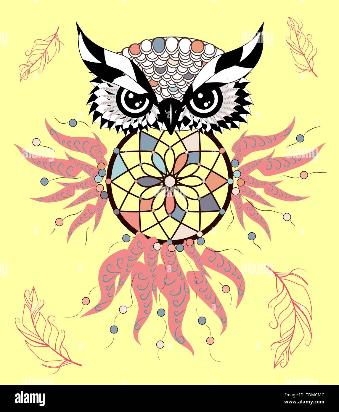 Native American Owl Tattoo
