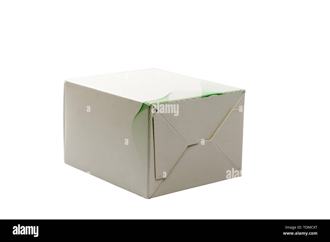 isolated cardboard box on white background Stock Photo - Alamy