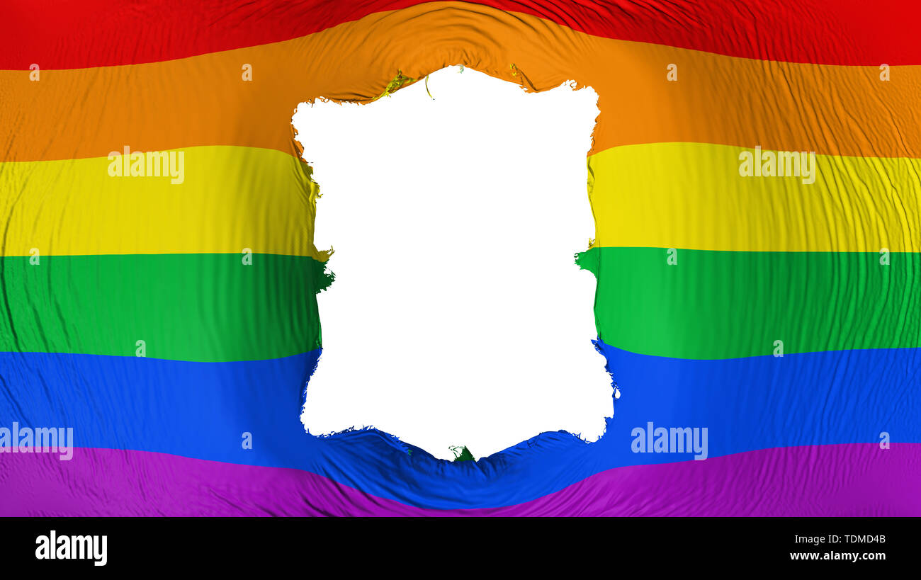 Gay pride flag cutout hi-res stock photography and images - Alamy