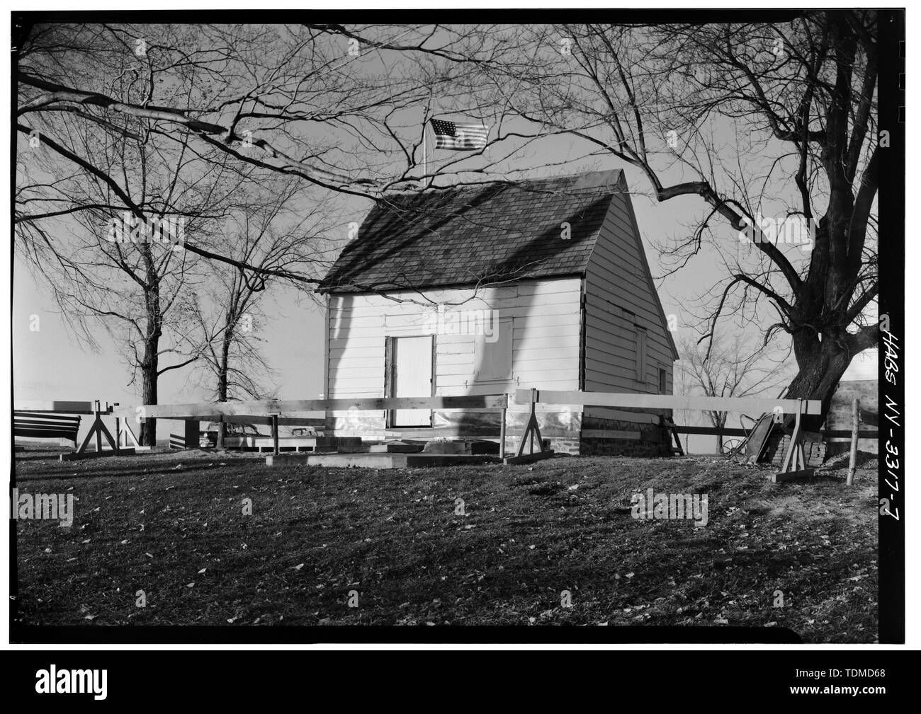 PERSPECTIVE VIEW OF WEST (FRONT) AND SOUTH SIDE - John Neilson House ...