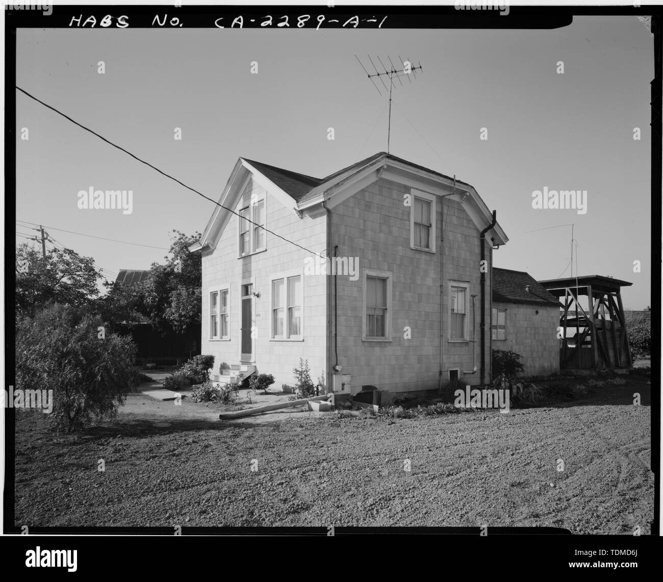 Perspective view south front Black and White Stock Photos & Images - Alamy