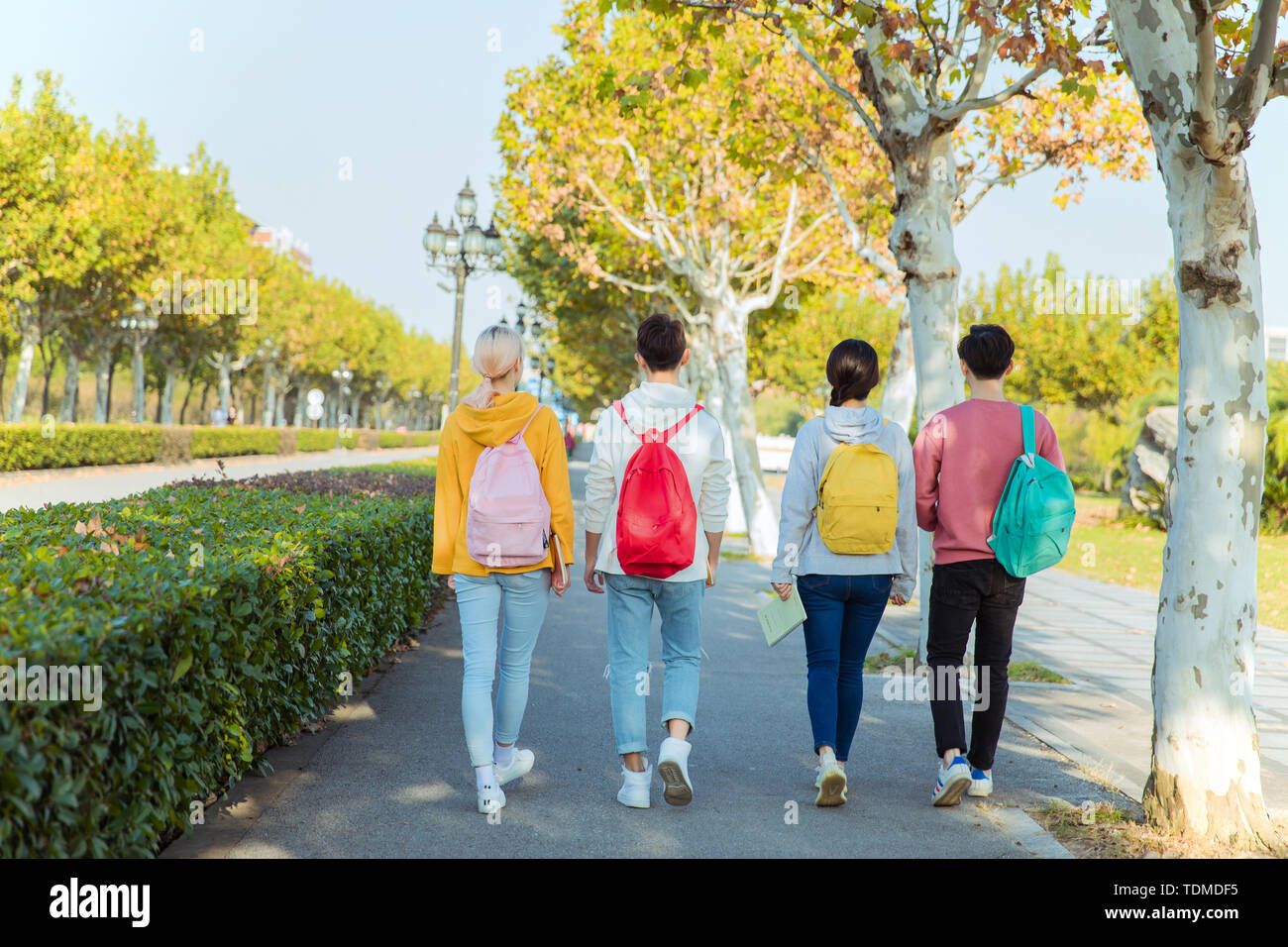 Campus walk china old hi-res stock photography and images - Alamy