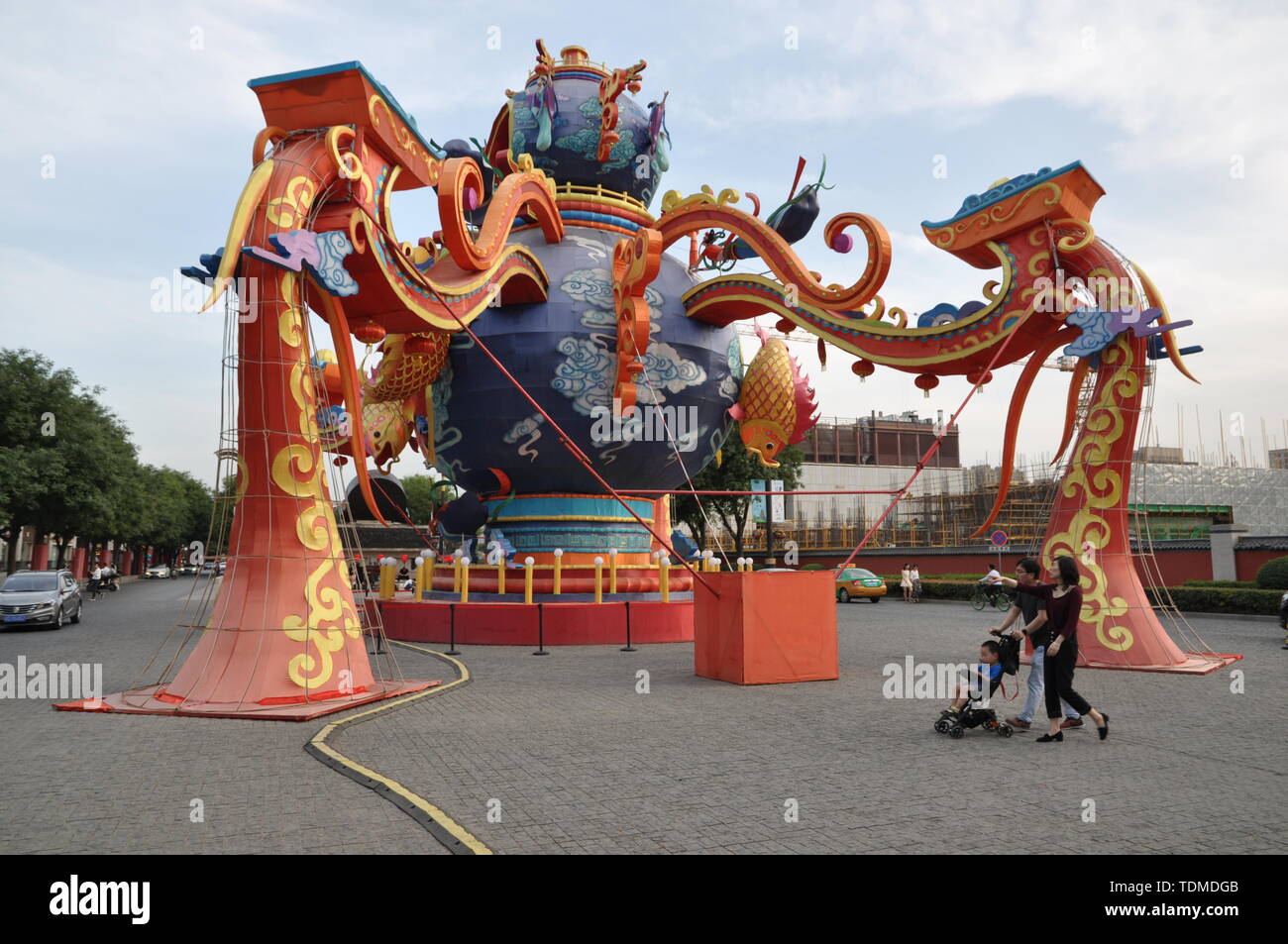 Xian datang night city hi-res stock photography and images - Alamy