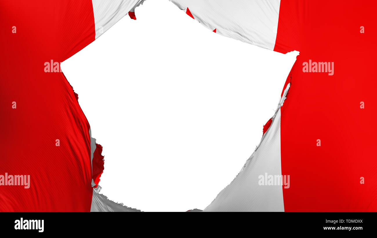 Holes in canada flag hi-res stock photography and images - Alamy
