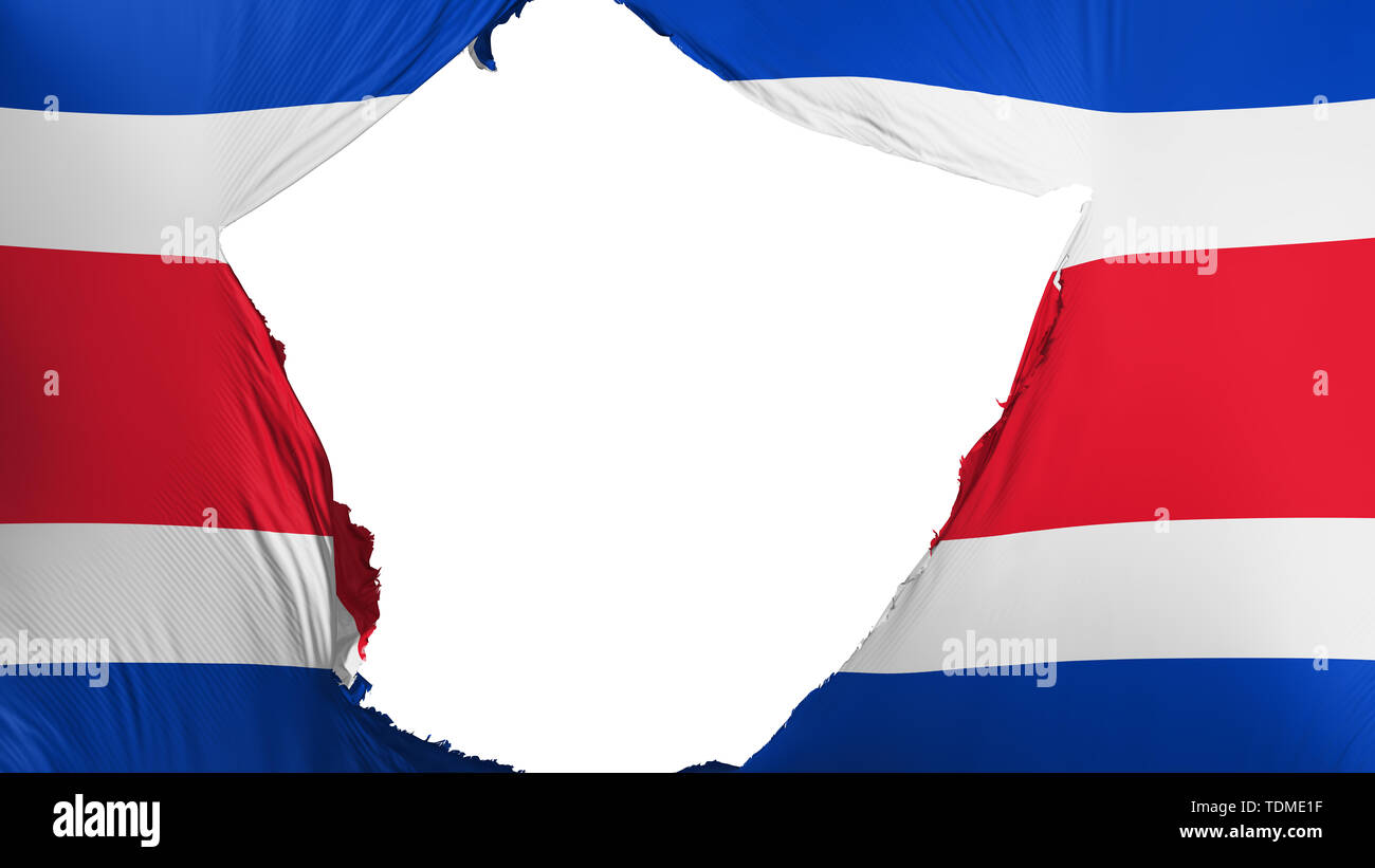 Cracked Costa Rica flag Stock Photo - Alamy