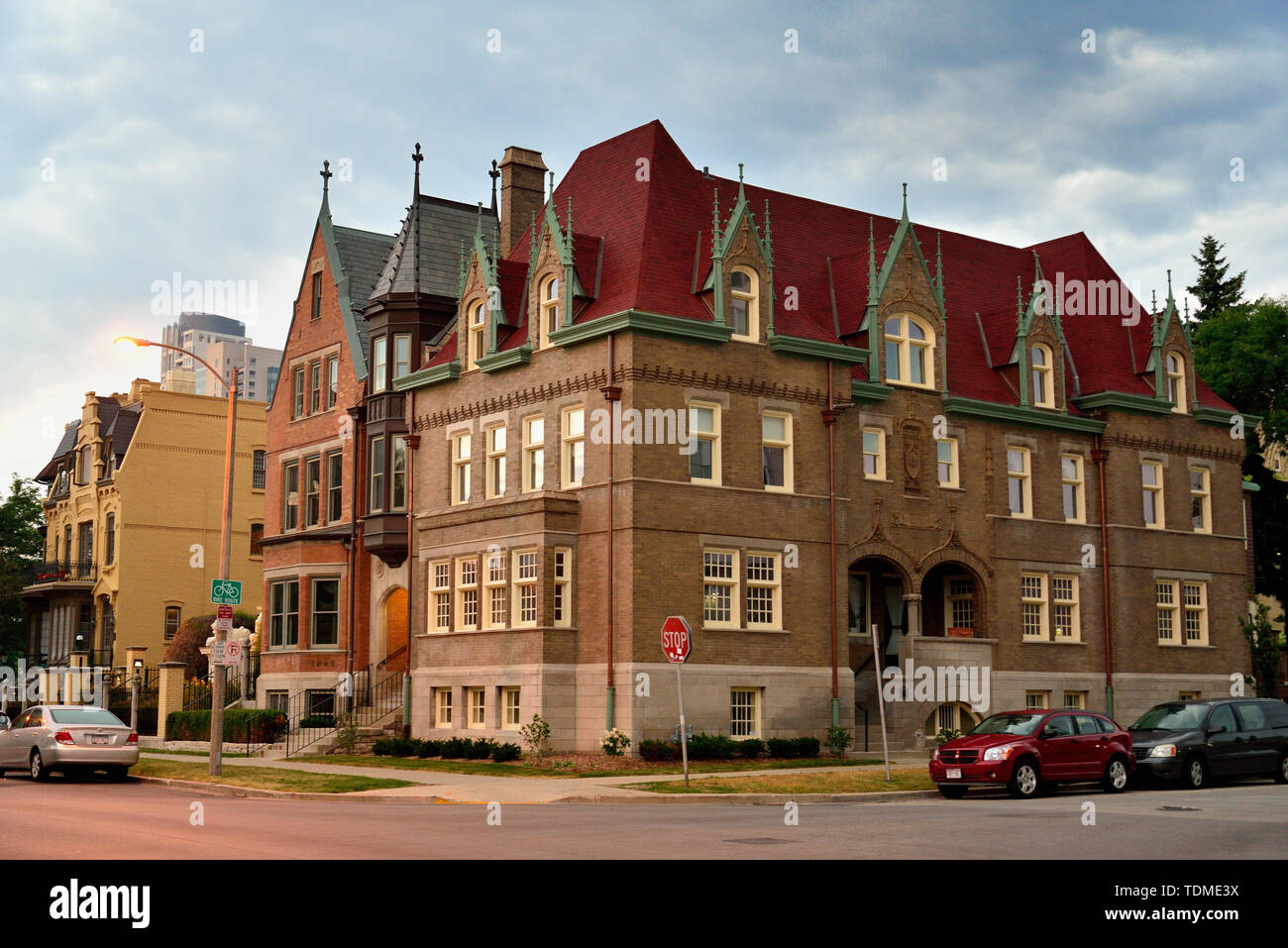 American urban architecture Stock Photo - Alamy