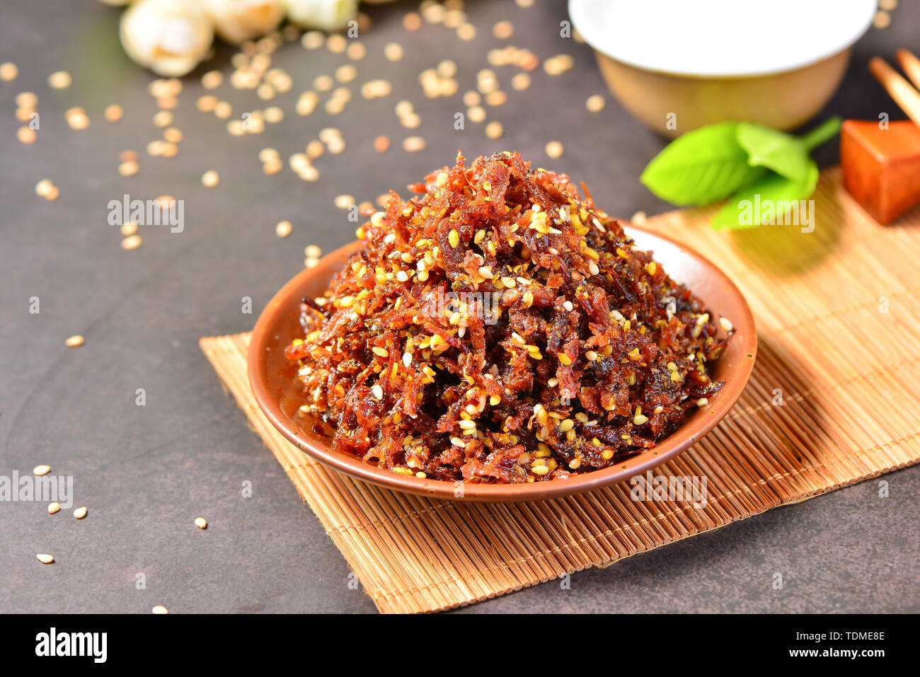 Spicy spiced lantern, shredded beef Stock Photo - Alamy