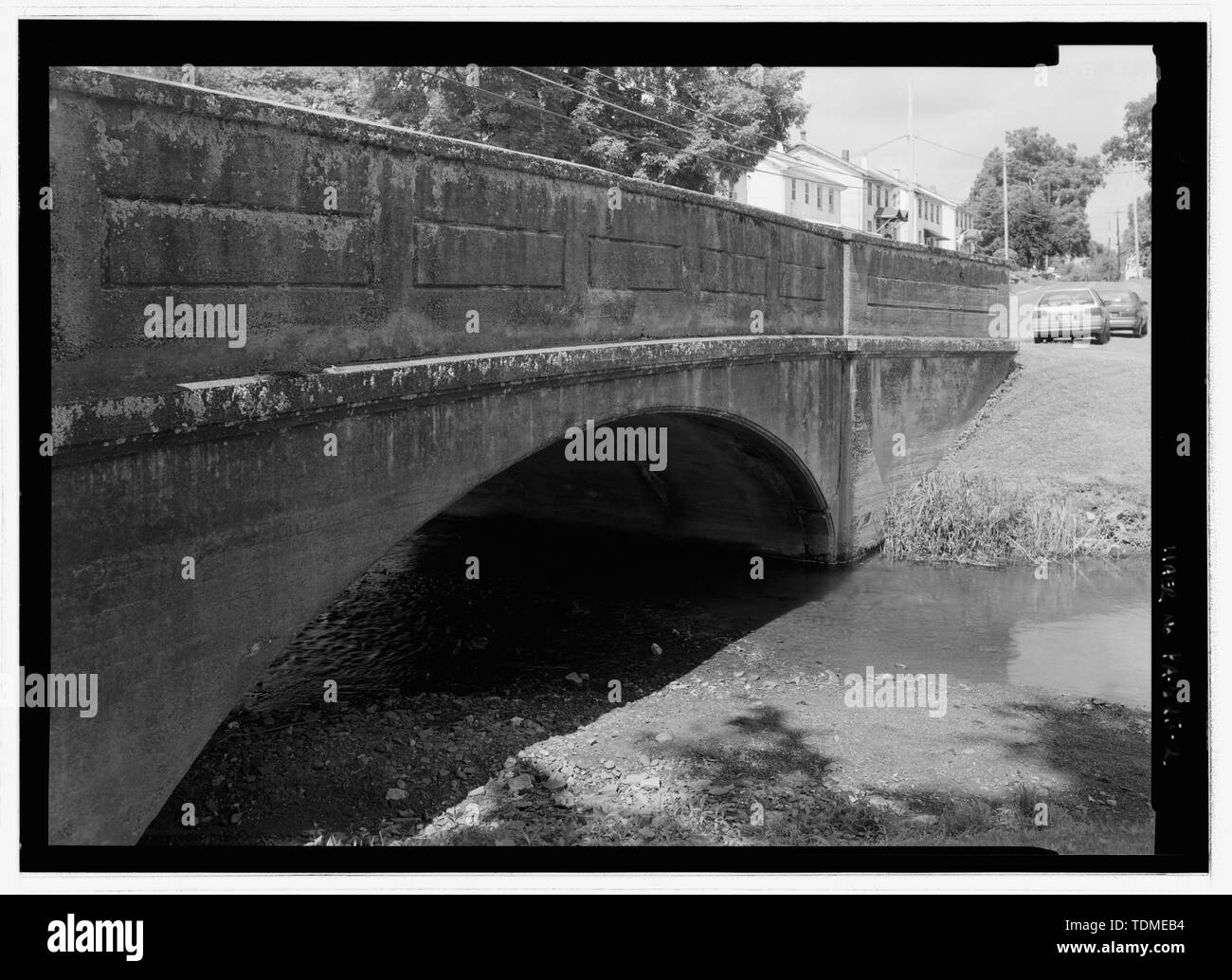 PERSPECTIVE, NORTH SIDE. DETAIL OF DECORATIVE CASTING AND UNDERSIDE OF ...