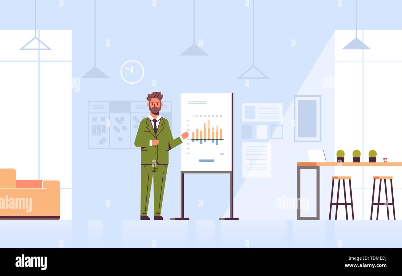 Business cartoon meting chart showing Stock Vector Images - Alamy
