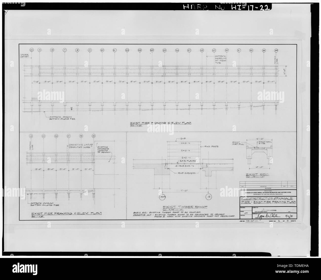 Pier and framing Black and White Stock Photos & Images - Alamy