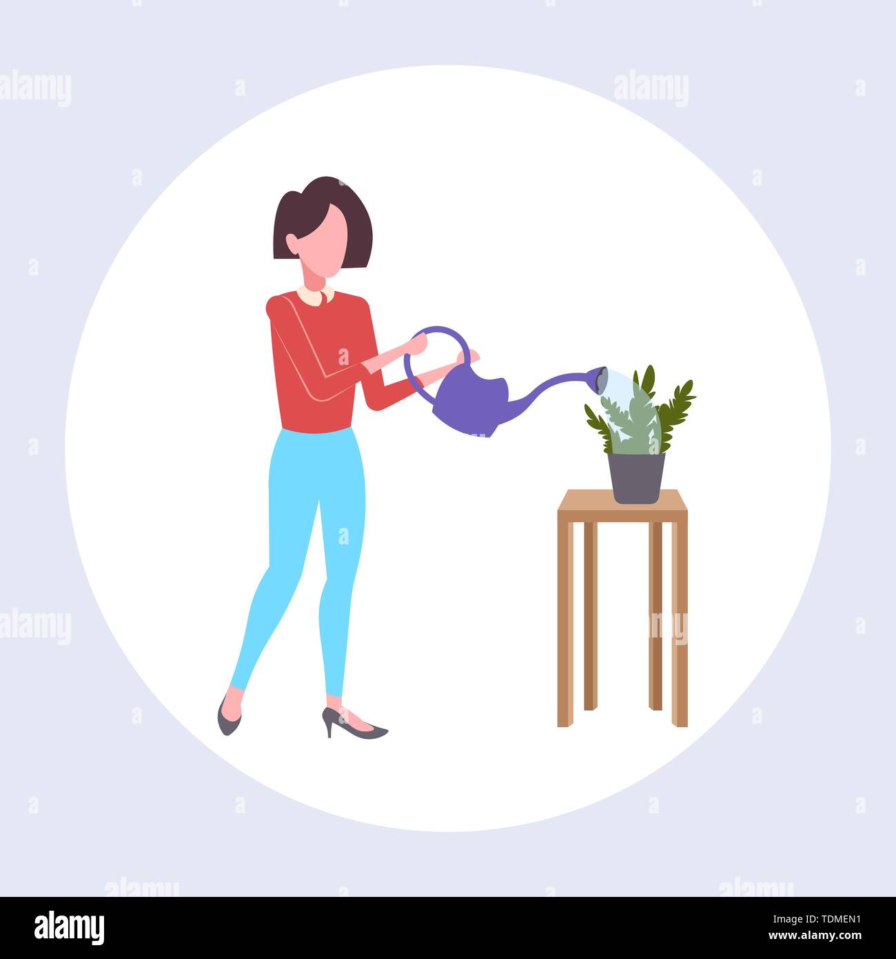 Lady in the water Stock Vector Images - Alamy