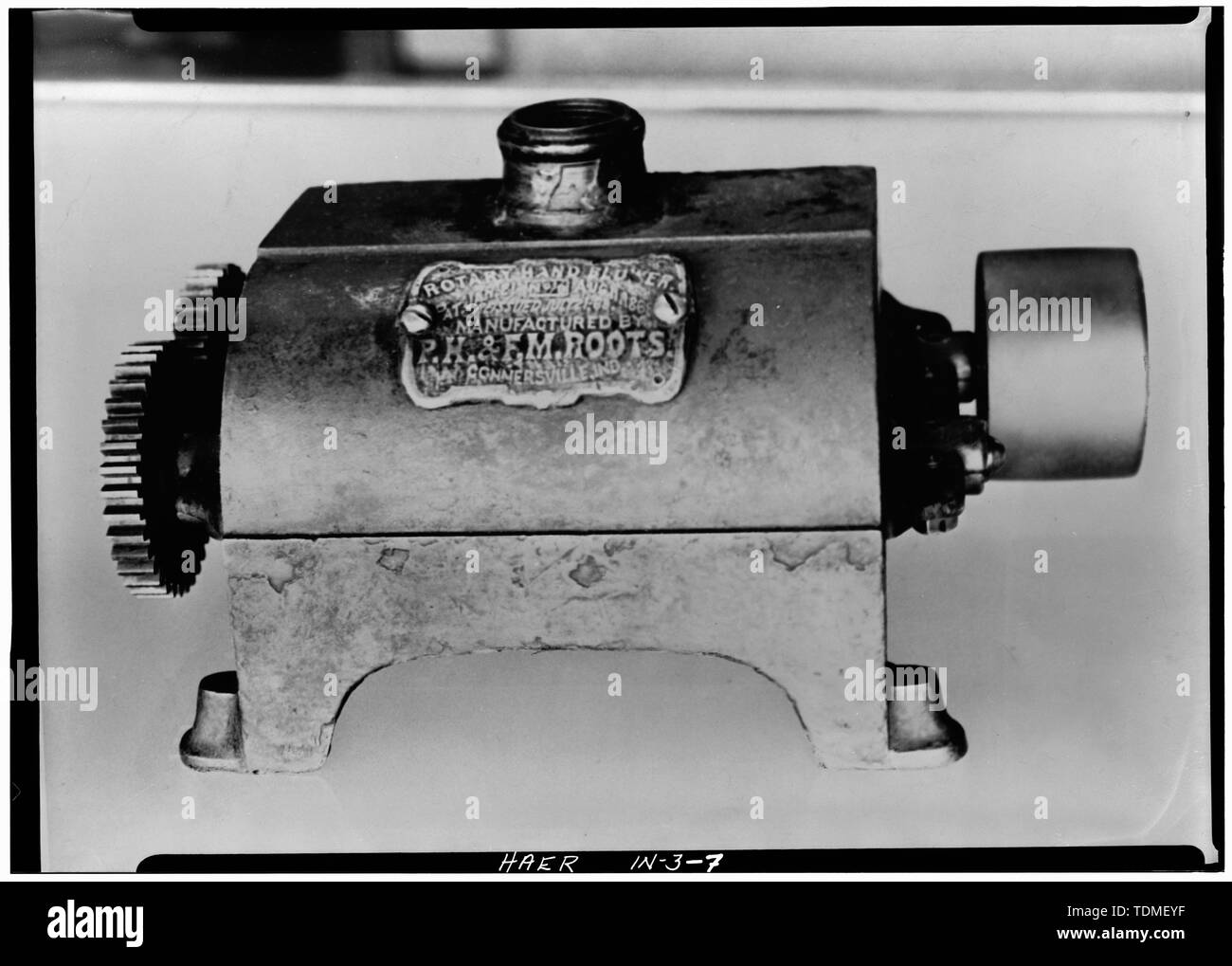 Hand rotary Black and White Stock Photos & Images - Alamy