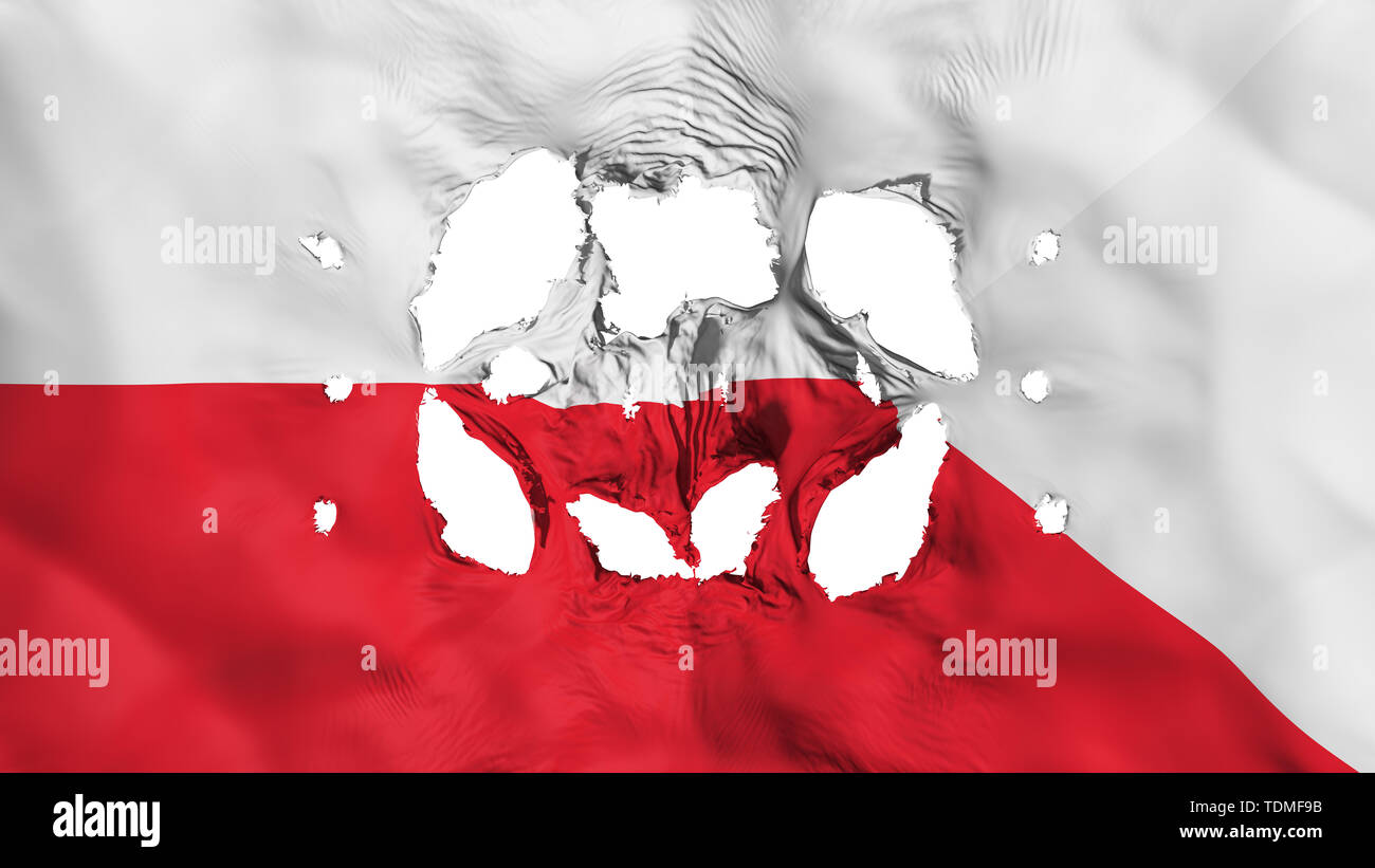 Holes in Bratislava flag Stock Photo - Alamy