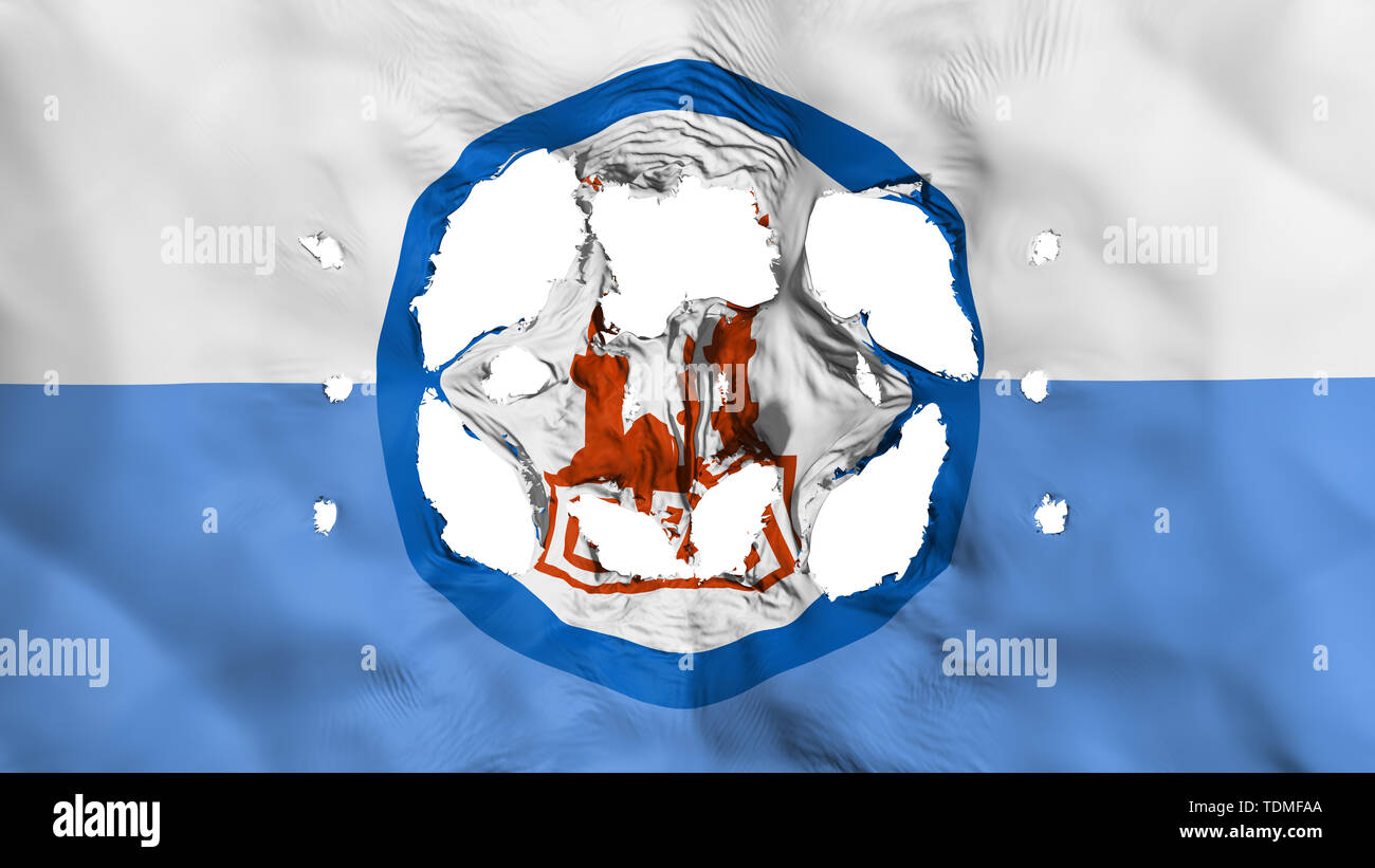 Holes in Cairo flag Stock Photo - Alamy