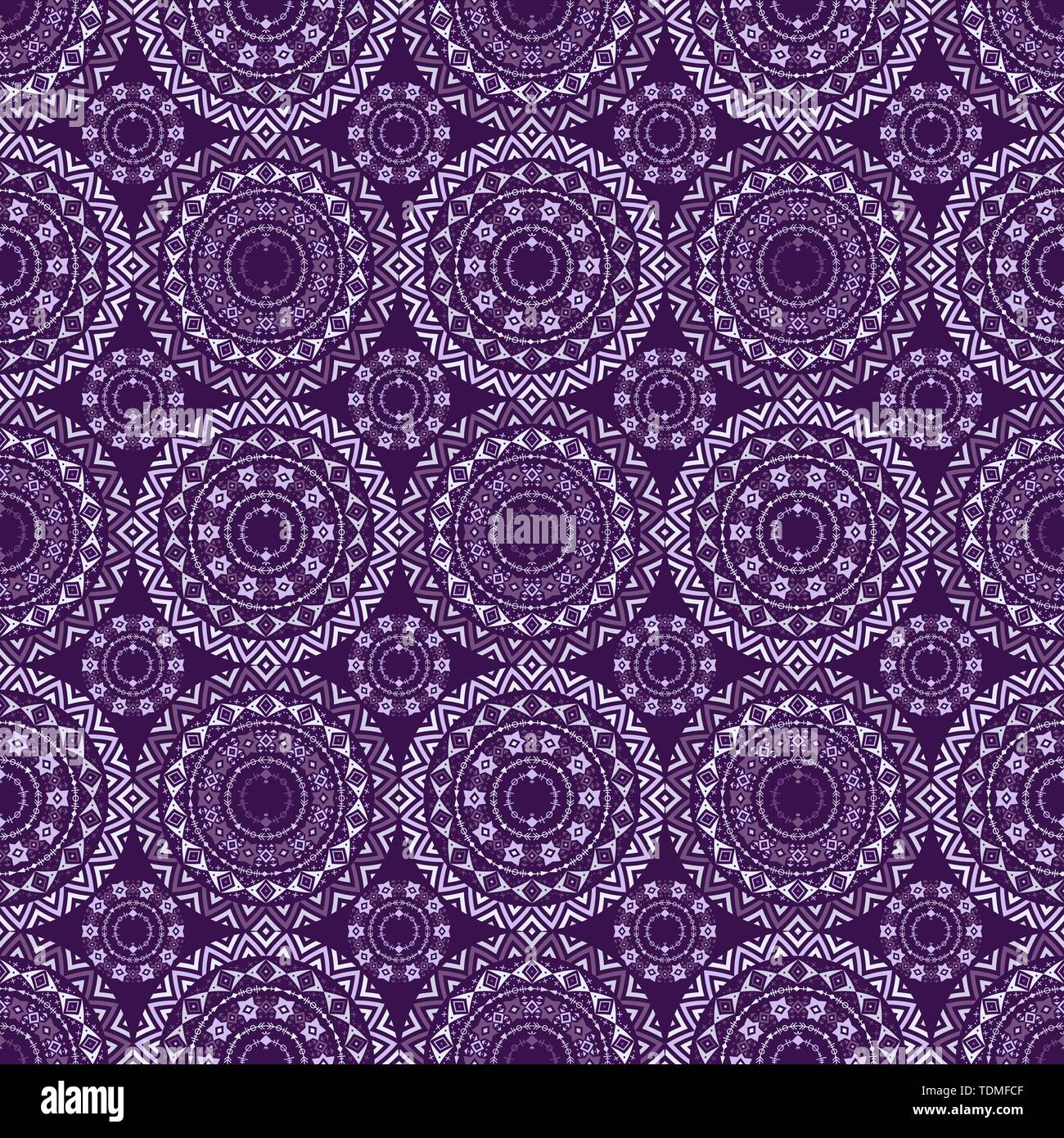 Purple Tribal Pattern Wallpaper