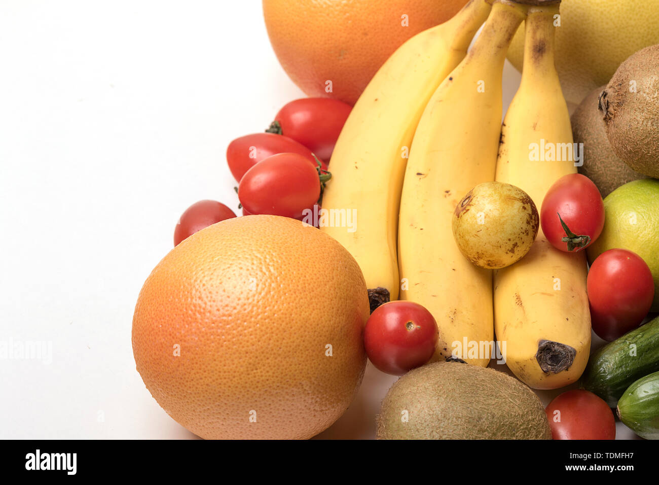 Fresh fruit combination Stock Photo - Alamy