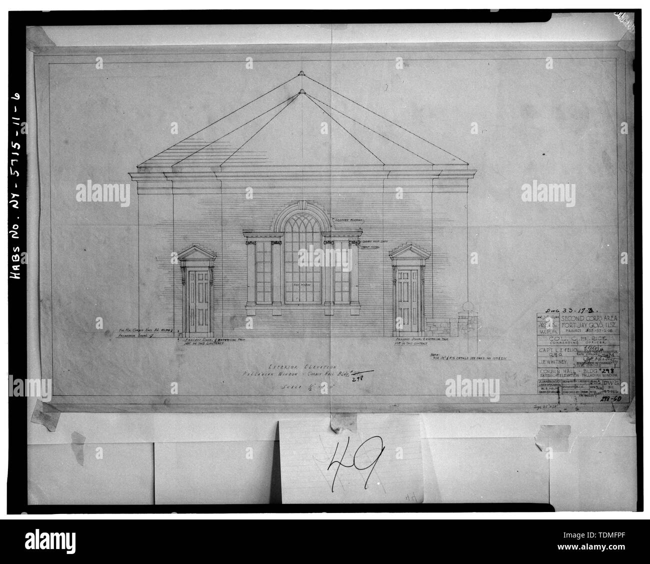 PHOTOCOPY OF DRAWINGS OF BUILDING -298, U.S. COAST GUARD SUPPORT CENTER ...