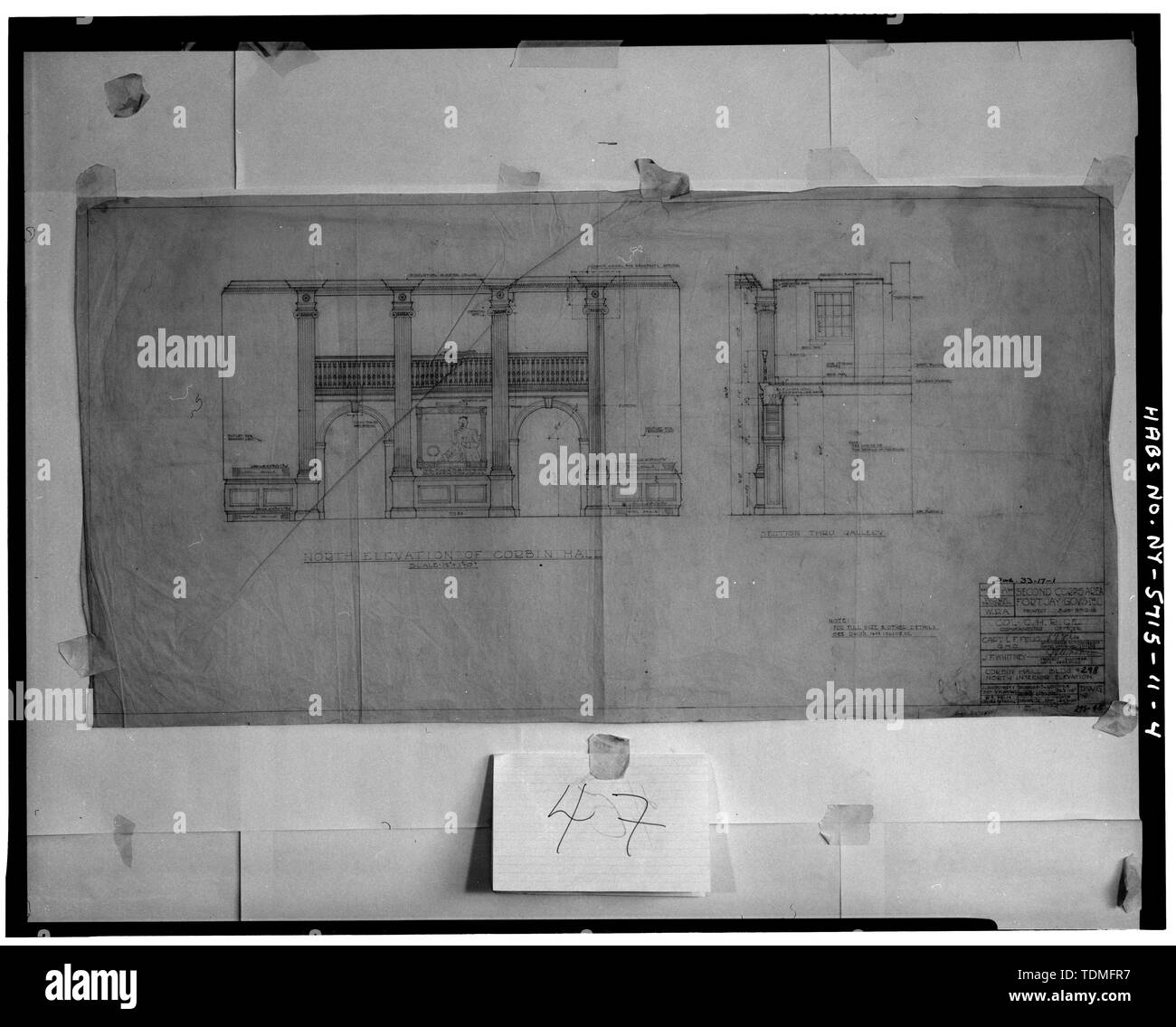 PHOTOCOPY OF DRAWINGS OF BUILDING -298, U.S. COAST GUARD SUPPORT CENTER ...