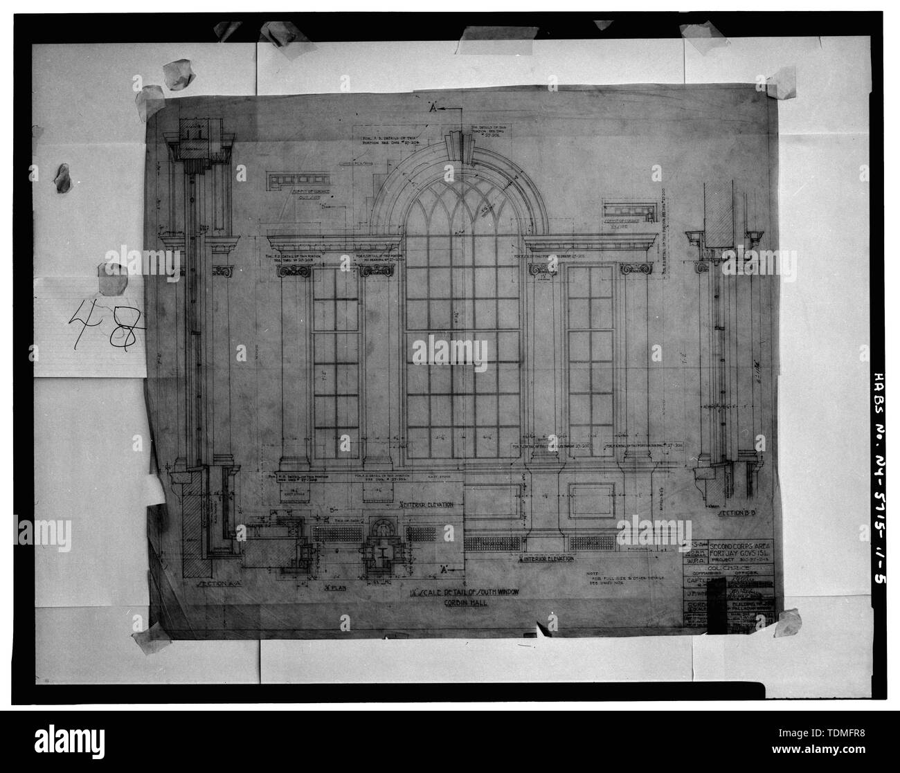 PHOTOCOPY OF DRAWINGS OF BUILDING -298, U.S. COAST GUARD SUPPORT CENTER ...