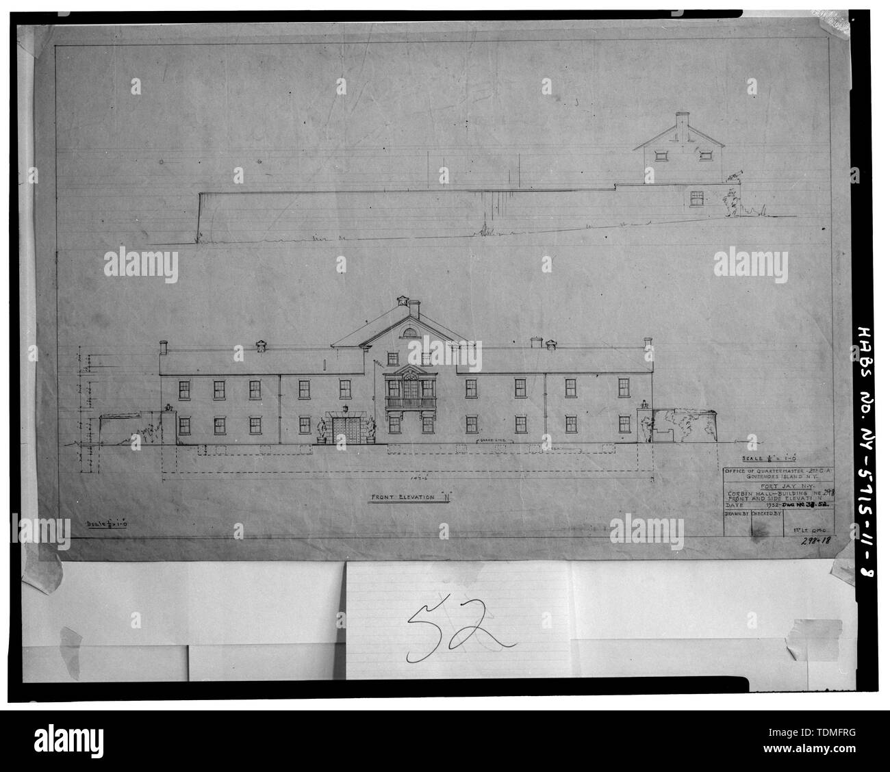 PHOTOCOPY OF DRAWINGS OF BUILDING -298, U.S. COAST GUARD SUPPORT CENTER ...