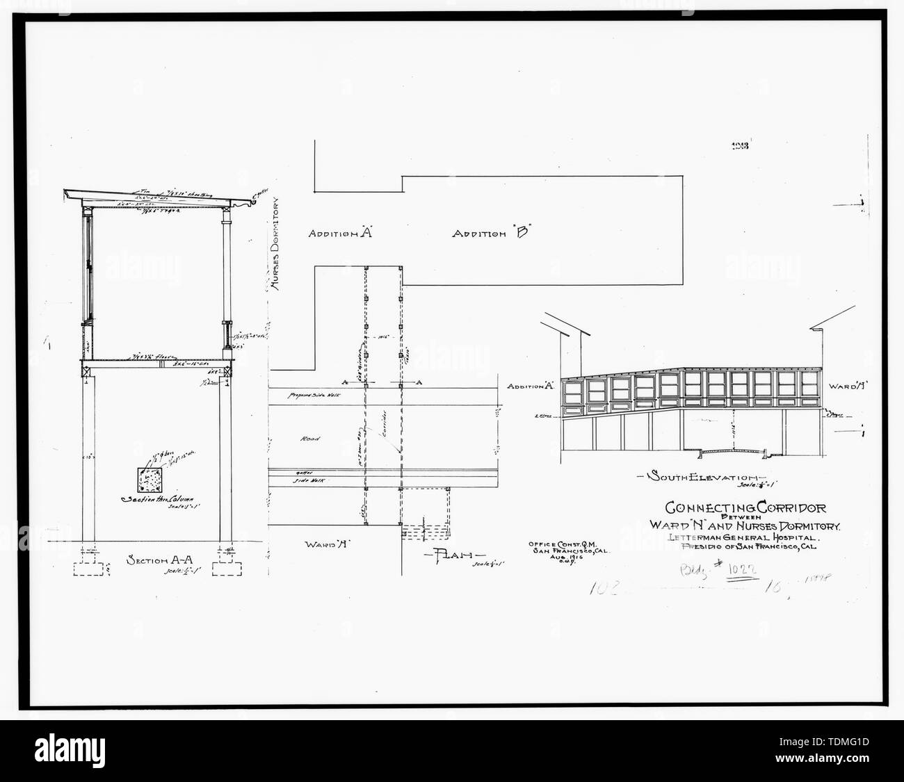 PHOTOCOPY OF ORIGINAL DRAWING (from Directorate of Facilities ...