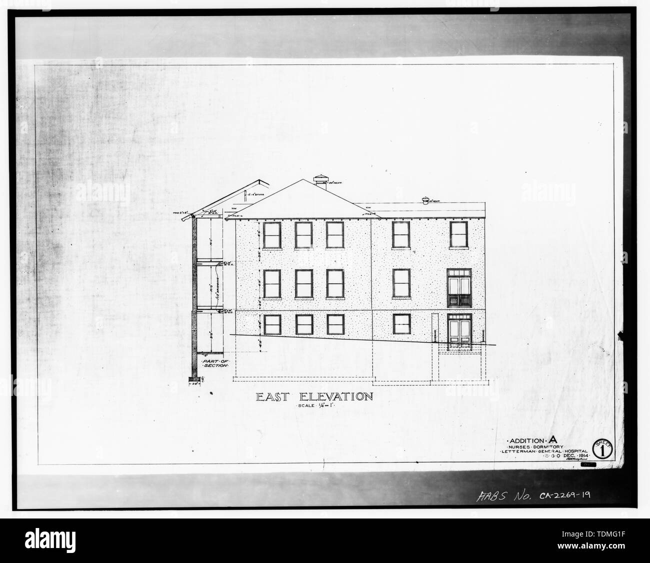 PHOTOCOPY OF ORIGINAL DRAWING (from Directorate of Facilities ...