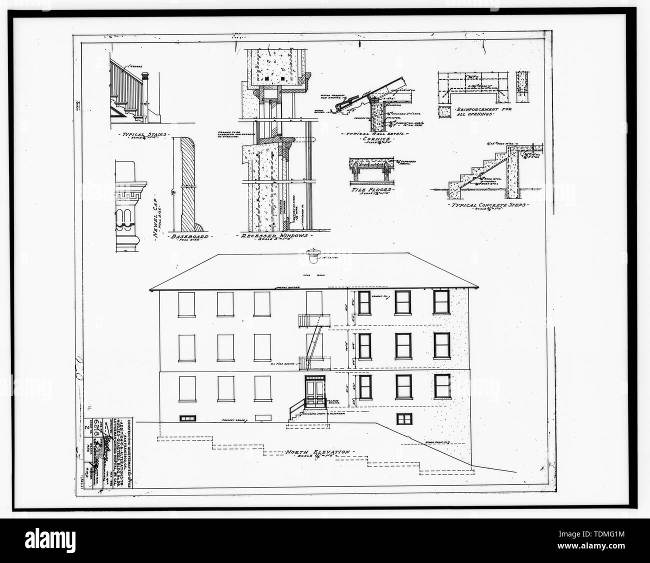 PHOTOCOPY OF ORIGINAL DRAWING (from Directorate of Facilities ...