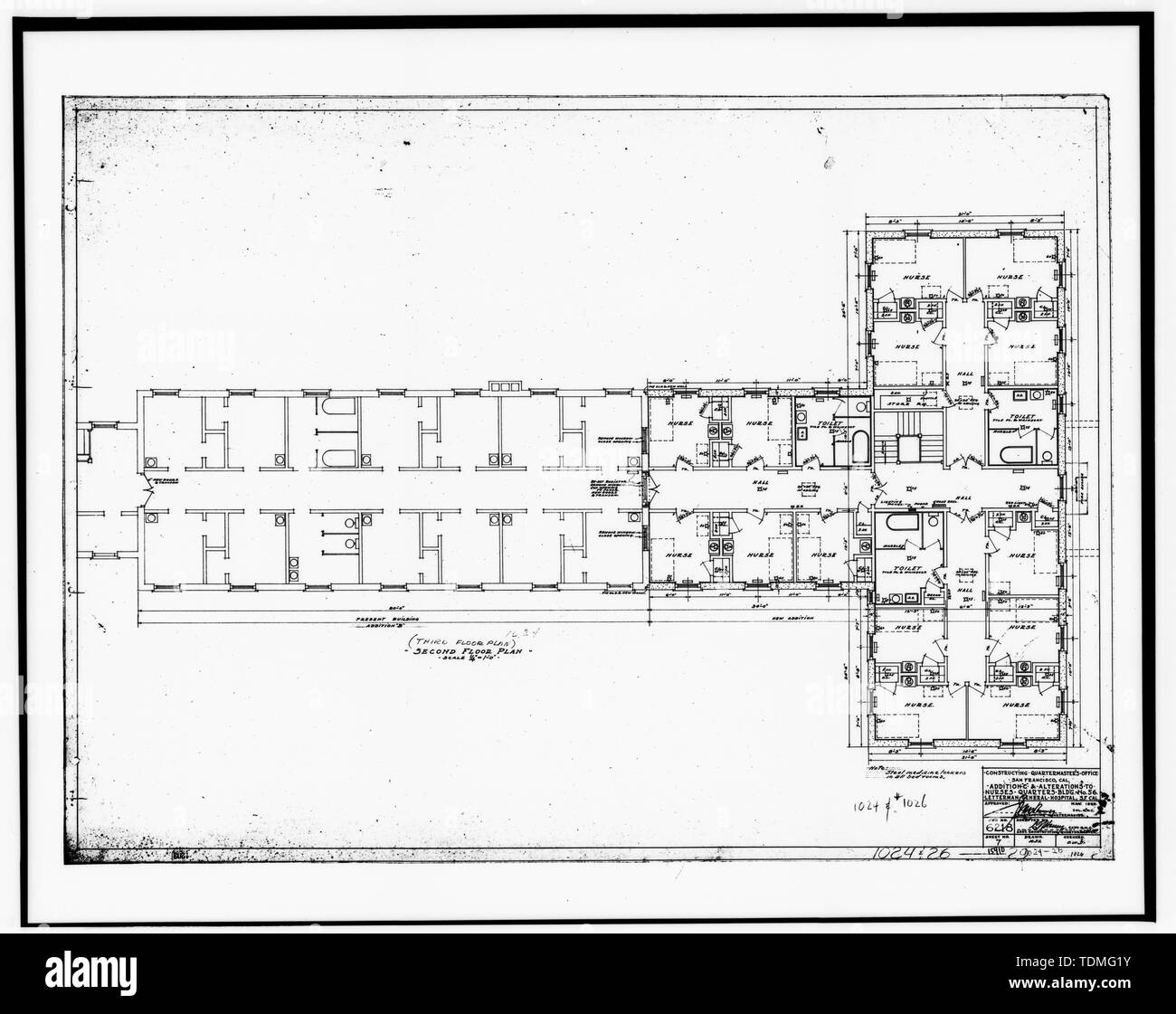 PHOTOCOPY OF ORIGINAL DRAWING (from Directorate of Facilities ...