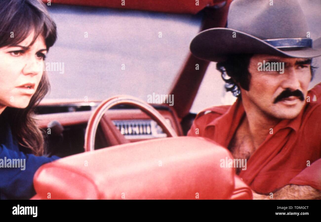 SALLY FIELD and BURT REYNOLDS in SMOKEY AND THE BANDIT (1977). Credit ...