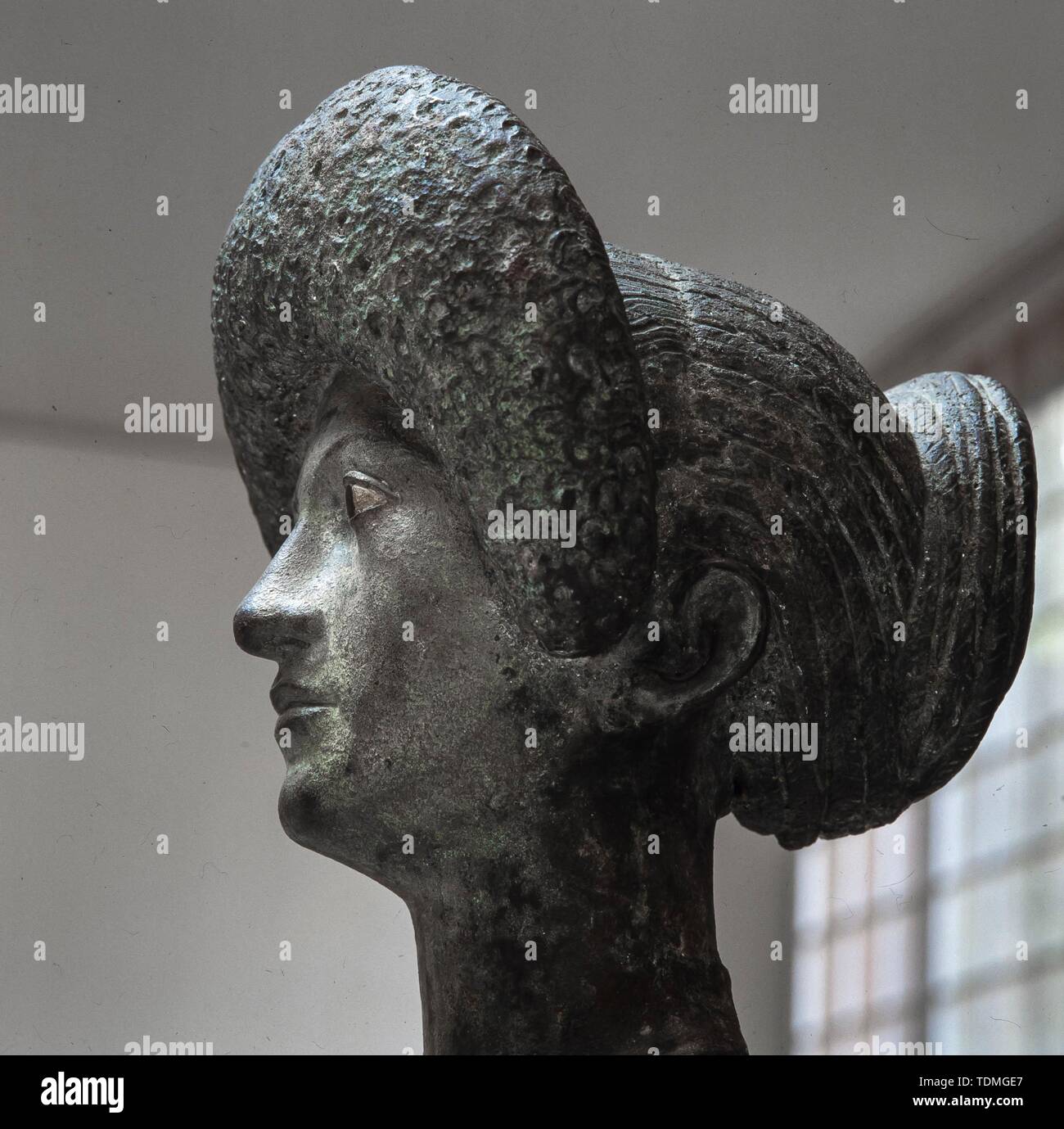 Lady Flavia, bronze Roman bust, 1st century. Museum: Museo Arqueológico ...