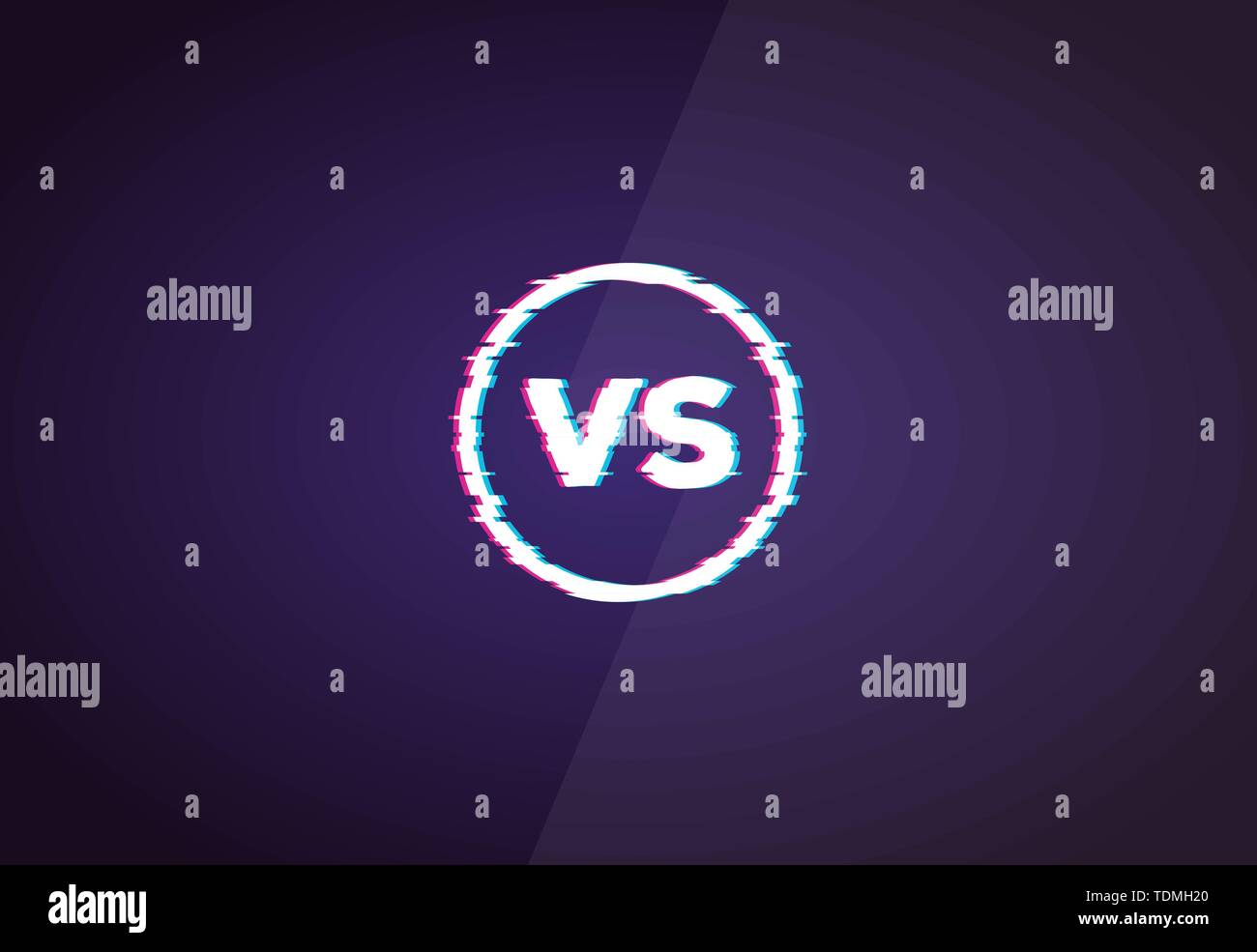 Versus banner vs screen hi-res stock photography and images - Alamy