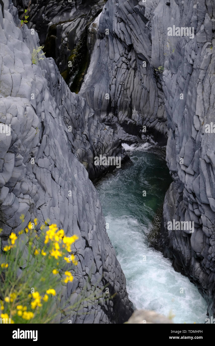 Alcantara gorge hi-res stock photography and images - Alamy