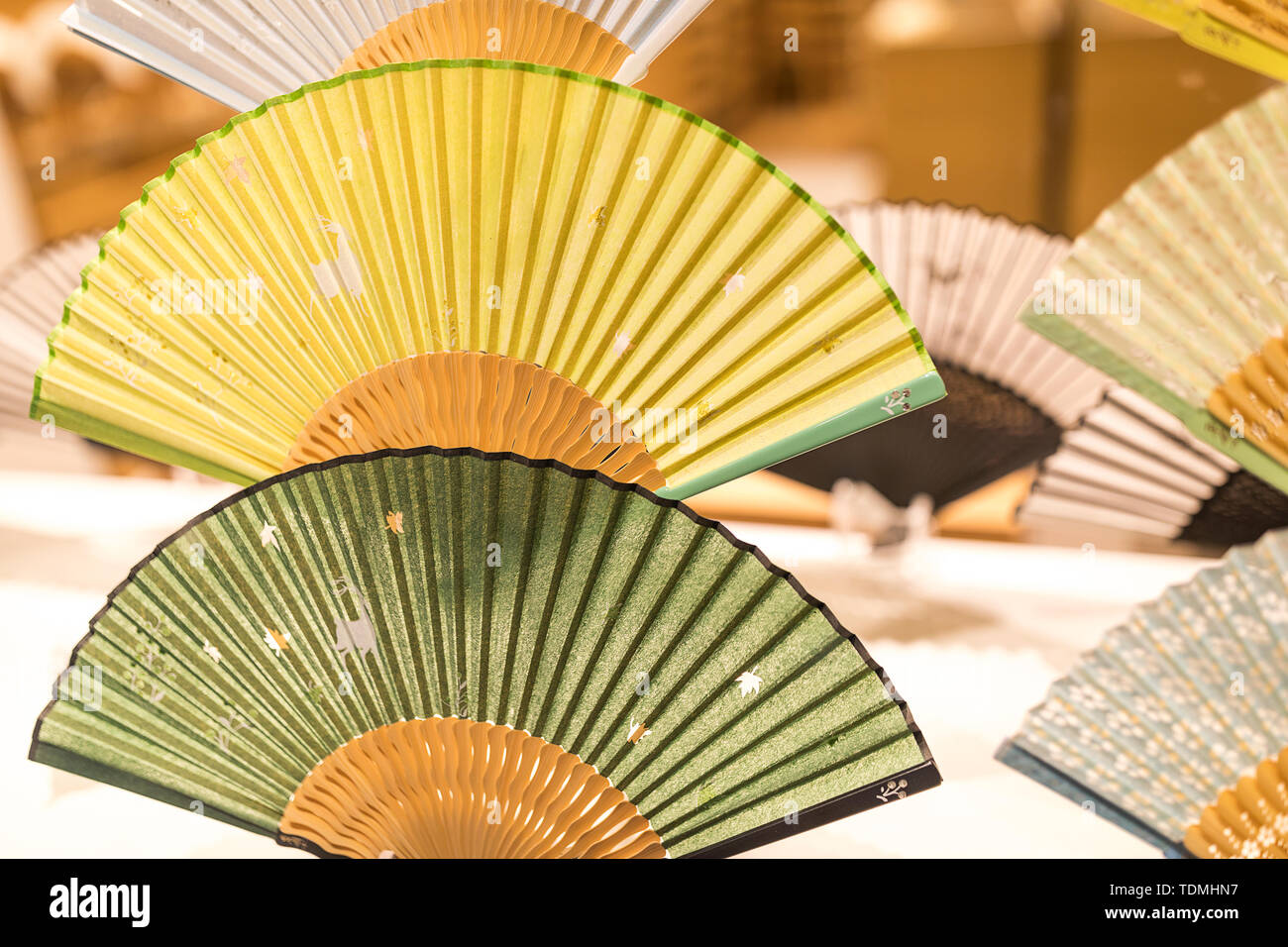 Chinese traditional folding fan Stock Photo - Alamy