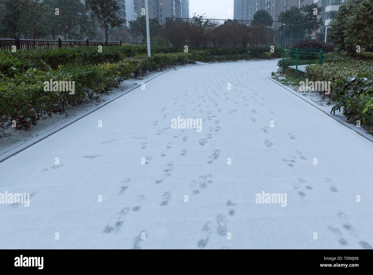Changsha heavy snow hi-res stock photography and images - Alamy