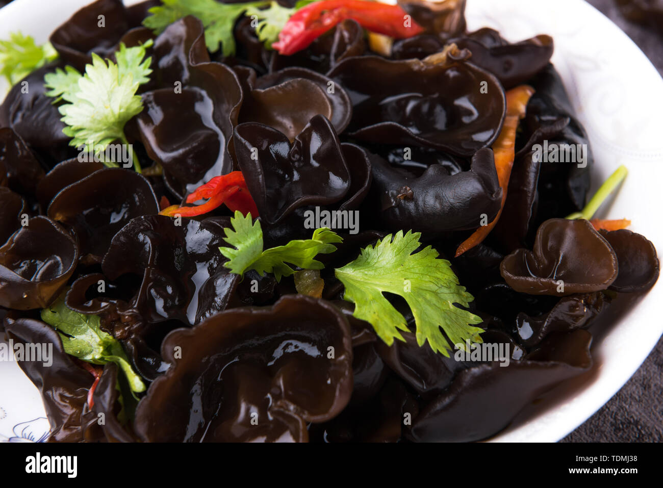 Cold fungus, traditional Chinese cuisine Stock Photo - Alamy
