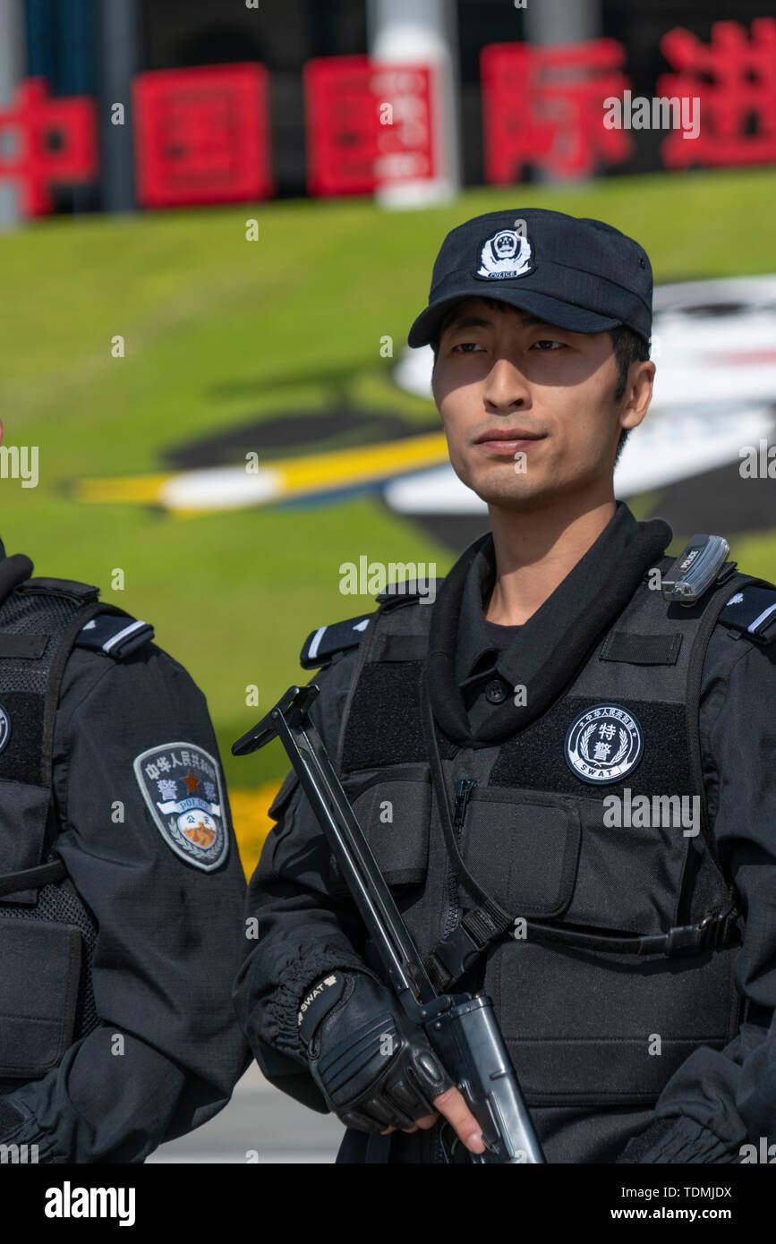 Daily training of police and special police officers at police stations ...