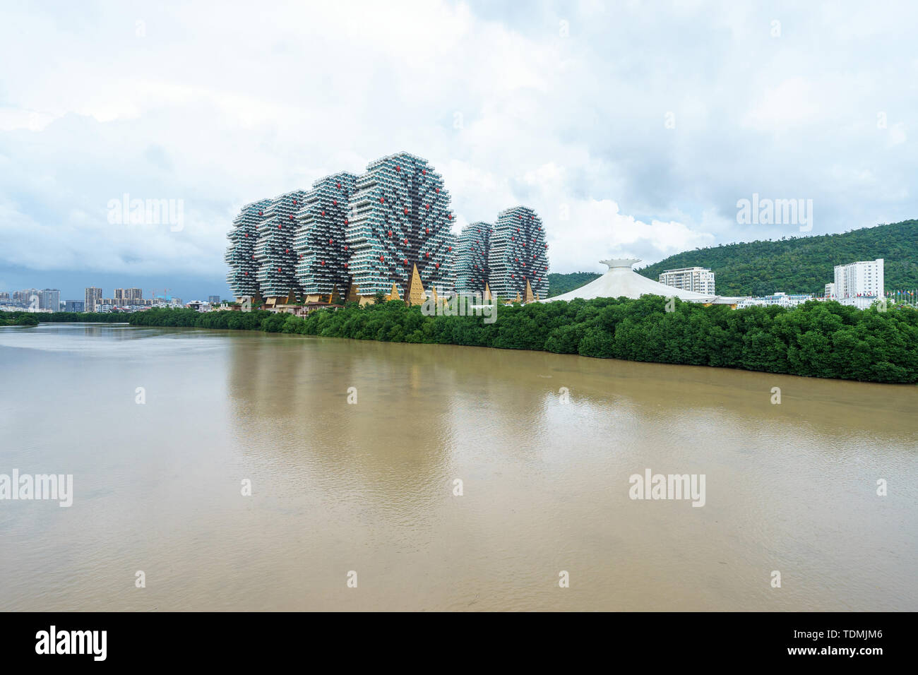 Skyline and modern waterfront photography Stock Photo - Alamy
